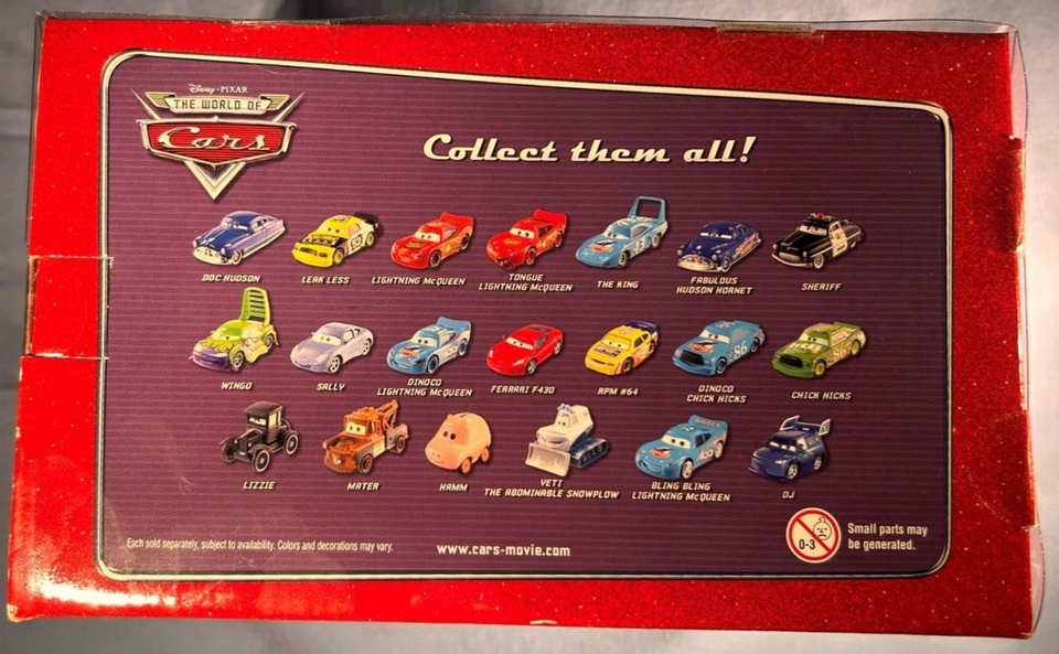 Rare Disney Pixar Cars Race & Chase Gift Pack w/ Lightning McQueen & Re ...