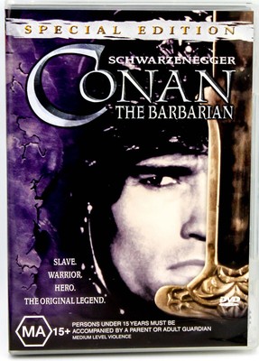 Conan The Barbarian DVD Action Aus Stock Disc Excellent 9321337026930 ...