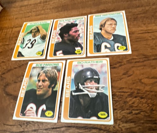 1978 Topps Football Chicago Bears Team Lot of 5 Diff. Cards NFL | eBay