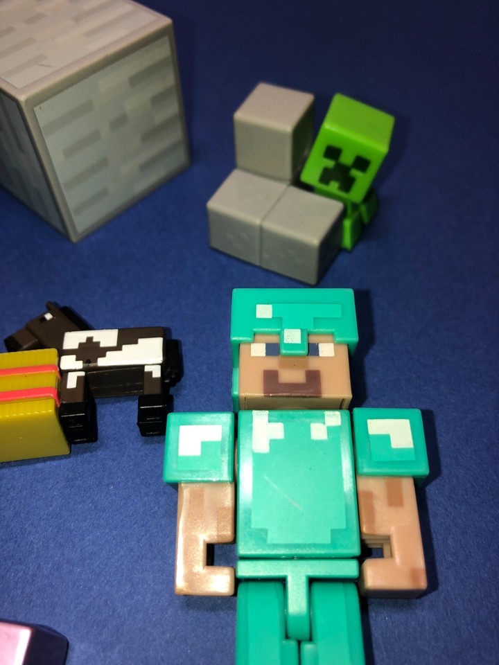 Minecraft Toy Figure Bundle Mixed Lot Blocks Etc Bundle Job Lot no 10 ...