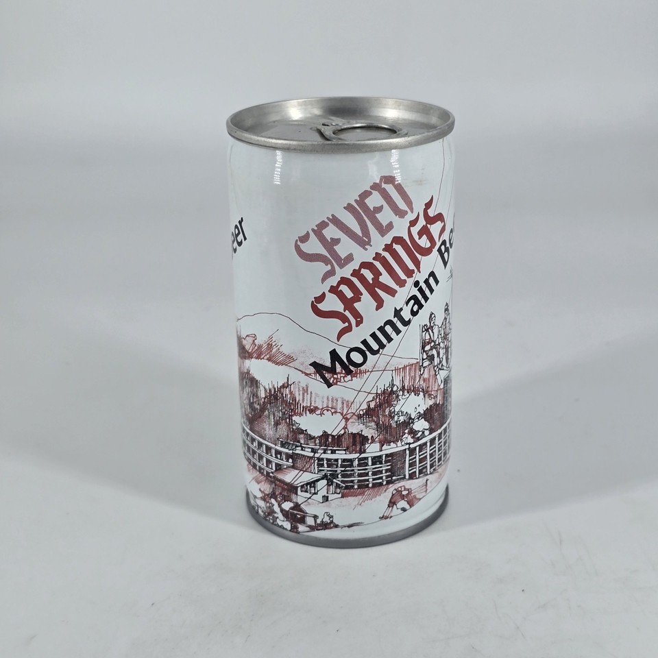Seven Springs Mountain Beer 12oz Collectible Pull Tab Beer Can *Air ...