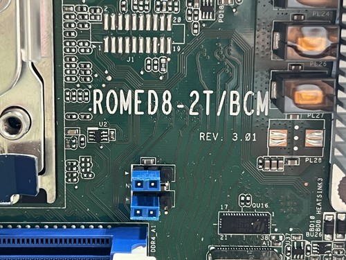 AsRock ROMED8-2T/BCM ATX Socket LGA4094 AMD DDR4 Server Motherboard For Parts | eBay