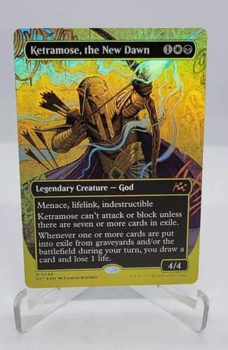 KETRAMOSE, THE NEW DAWN Borderless FIRST PLACE FOIL Aetherdrift Magic ...