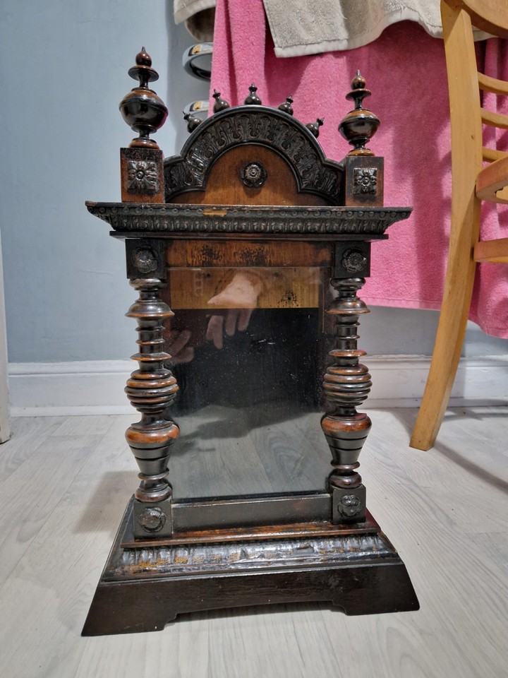Antique Gothic Clock Case Small Display Case Upcycle | eBay