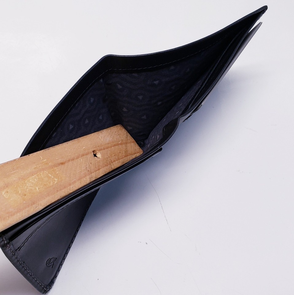 Bellroy The Low Wallet Black Slim Leather Bifold Design Holds 4-12 ...