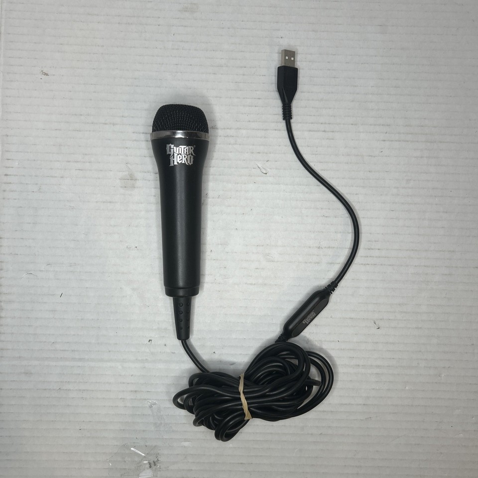 Logitech Guitar Hero USB Microphone M/N E-UR20 Xbox 360, PS2,PS3, Wii ...
