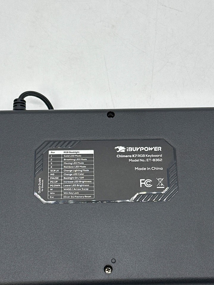 iBUYPOWER Chimera KM7 RGB Keyboard & Mouse Combo | eBay