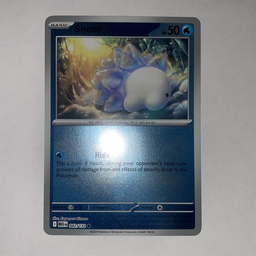 Snom 042/132 Reverse Holo Mega Evolution Pokémon TCG | eBay