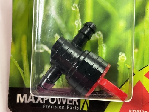 Maxpower 339134 Lawn Mower / Small Engine 1/4" In-Line Fuel Gas Cut-Off ...