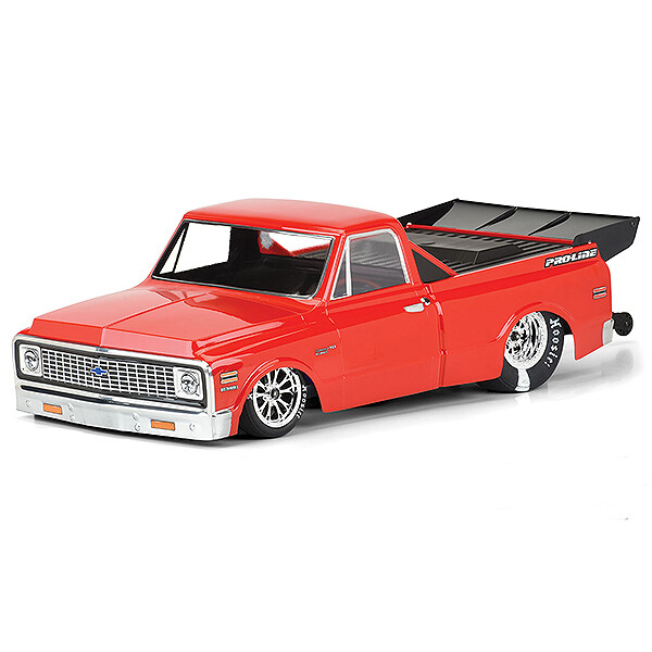 PROLINE 1972 CHEVY C-10 CLEAR DRAG BODY FOR 2WD DRAG TRUCK PL3557-00 ...