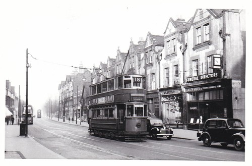 London Croydon No 394 tram black and white photograph | eBay