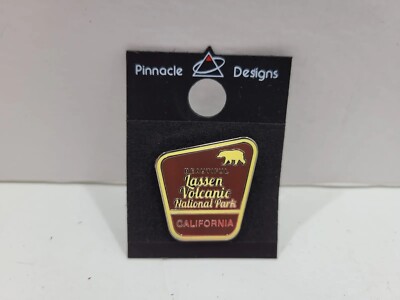 Pinnacle Designs Lassen Volcanic National Park Metal Pin Button | eBay