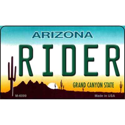Rider Arizona State License Plate Tag Magnet M-6099 | eBay