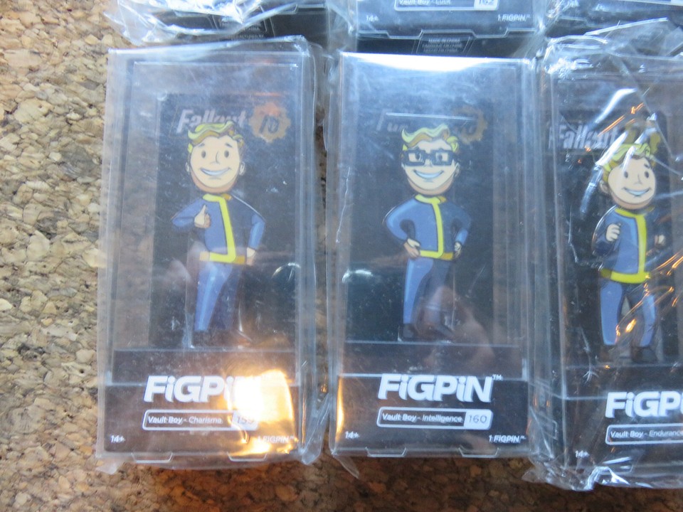 Fallout Limited Edition SPECIAL Fig Pin set AND rare Salute - Brand New ...