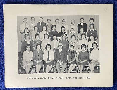1962-63 Class & Faculty Pictures, Flora Thew Elementary School, Tempe ...