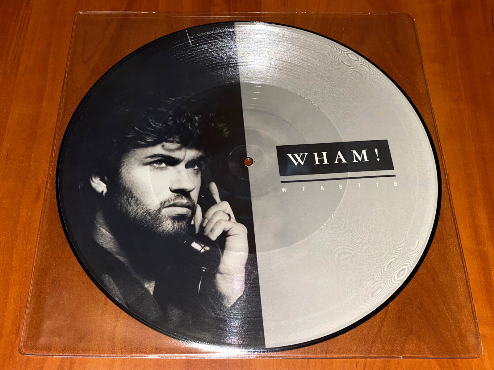 WHAM I'M YOUR MAN 12" PICTURE DISC VINYL *RARE* UK RPESS 1985 EPIC LTD ...