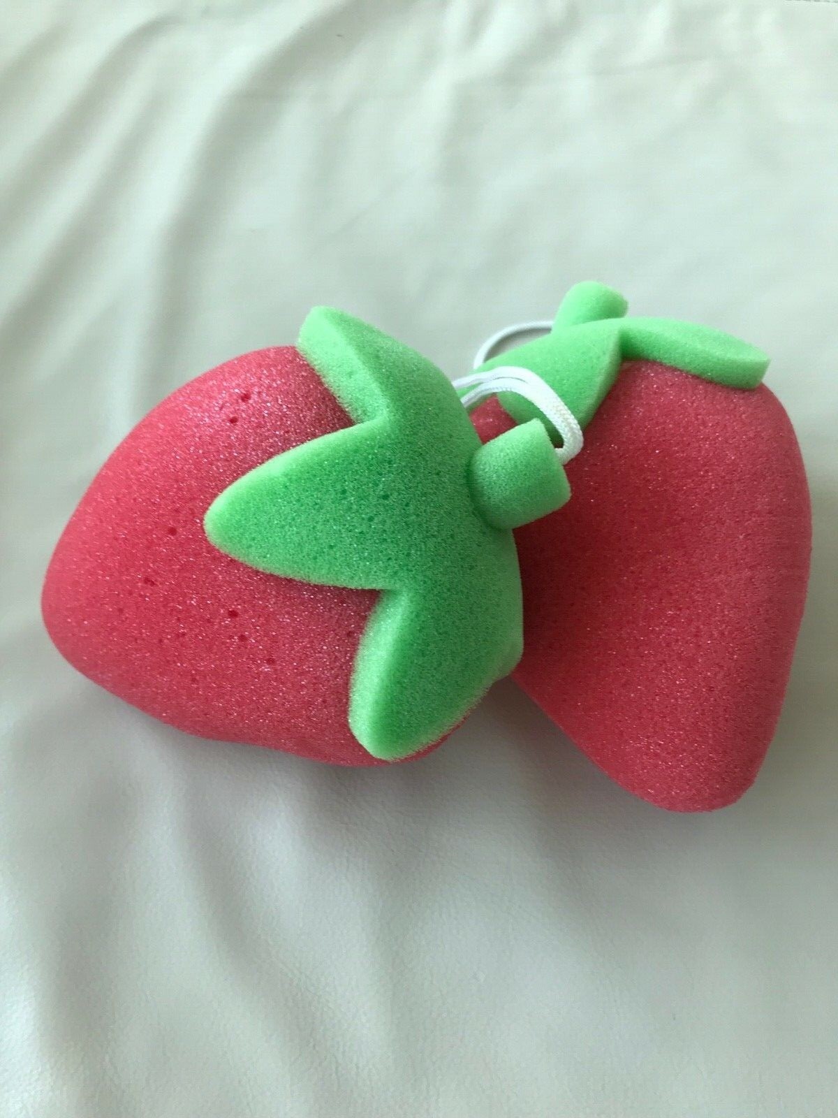 Strawberry Shaped Bath Sponge - 2 Pack | eBay
