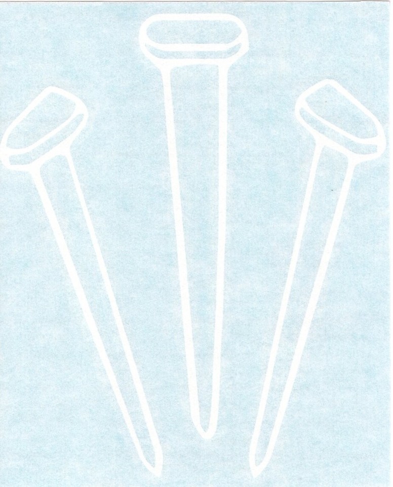 Three Nails - Jesus Christian Crucifixion Crucify Car Vinyl Decal ...