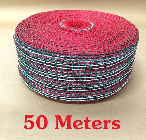 Trunet Meat Netting 150mm/36 Squares 50M Roast Green/Red Super Plus ...