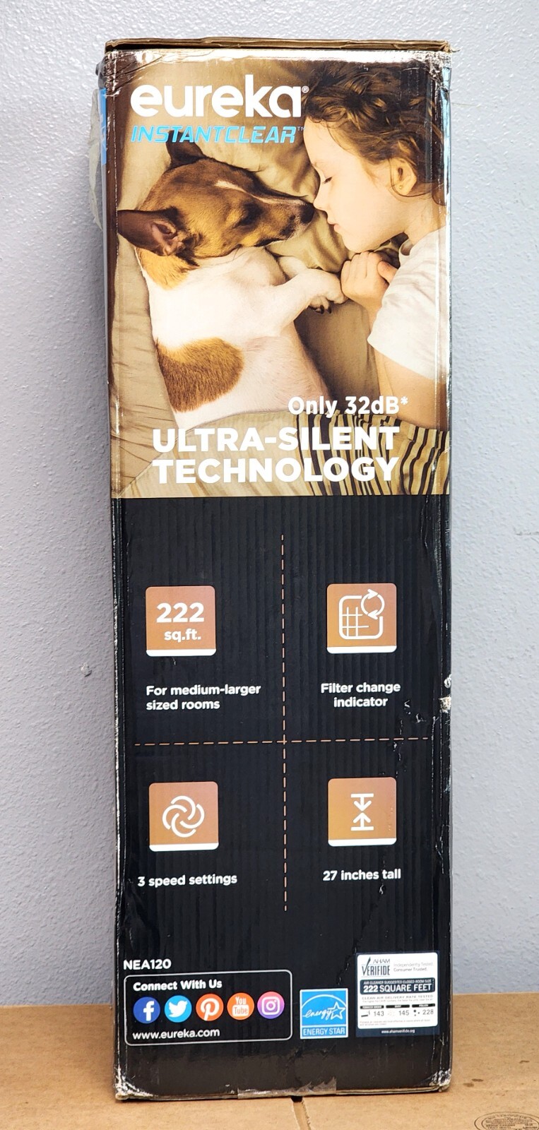 Eureka NEA120 Air Purifier - Black for sale online | eBay