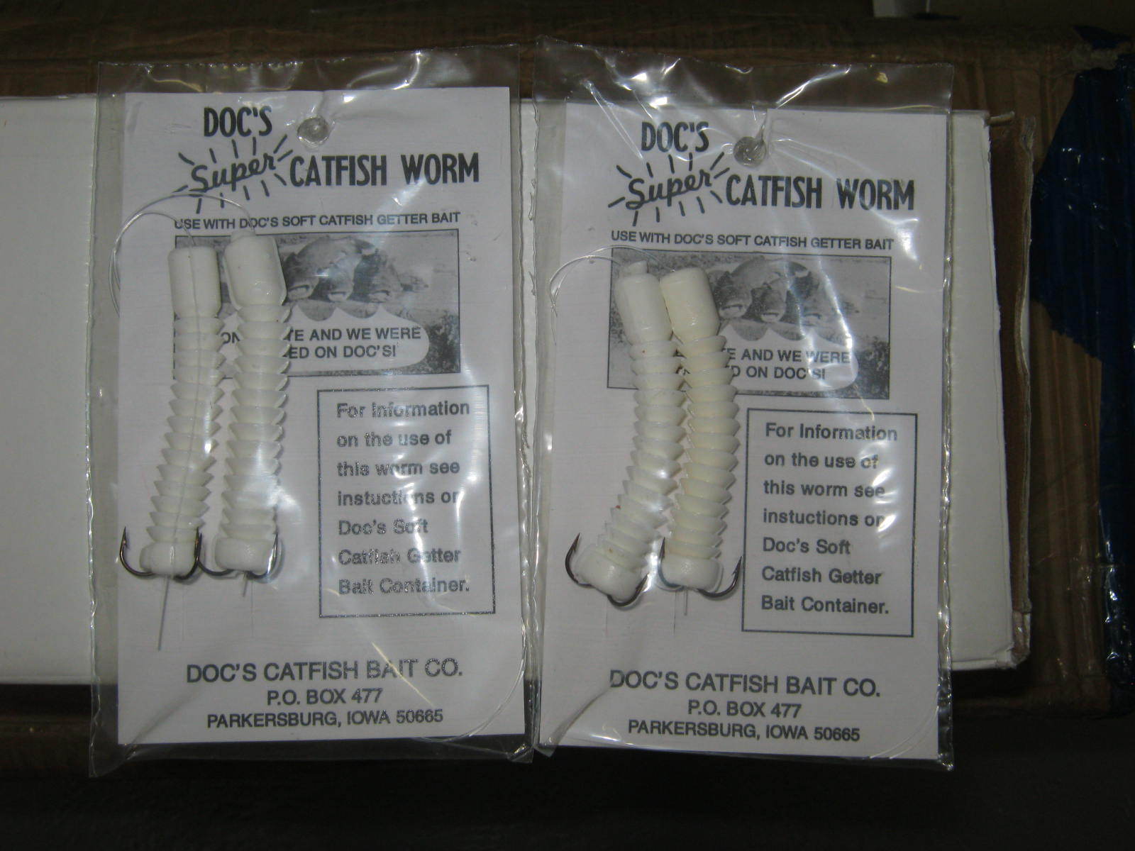 docs super catfish dip worm 2 packs | eBay