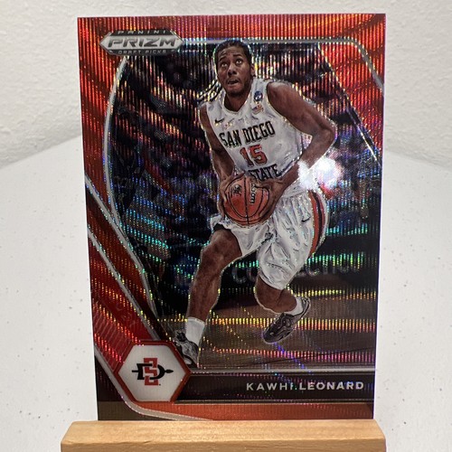 KAWHI LEONARD 2021-22 Panini Prizm Basketball #71 Red Wave SP | eBay
