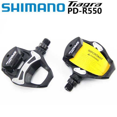 Shimano Tiagra PD-R550 SPD-SL Clipless Pedals 9/16" with Road Cycling ...