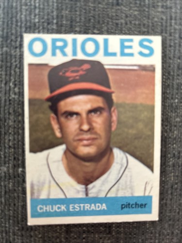 1964 Topps Baseball Card #263 Chuck Estrada Baltimore Orioles Nm+ Free ...