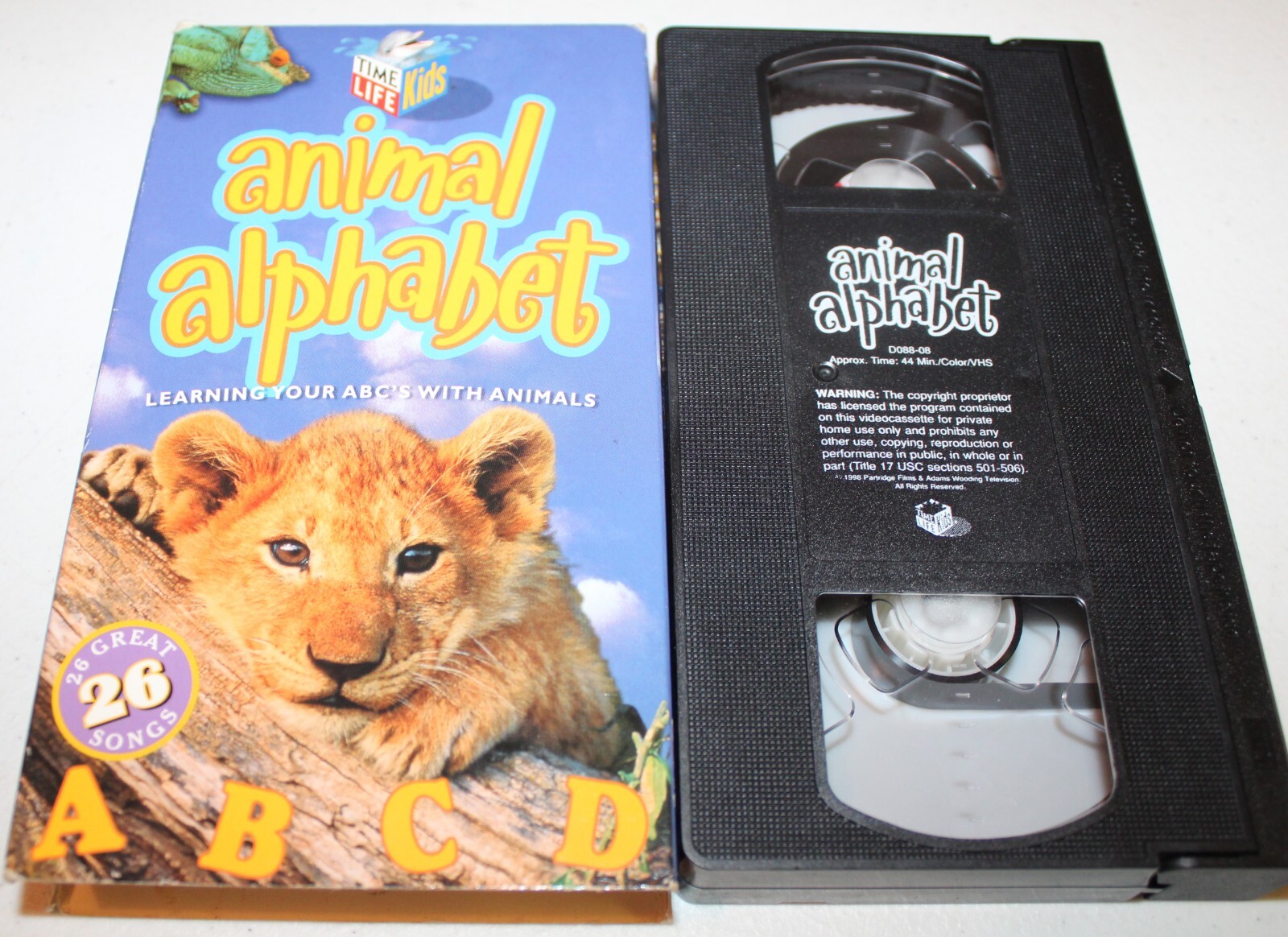 The Animal Alphabet: Learning Your ABCs with Animals (VHS, 1998) for ...