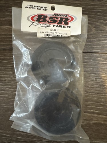 Johns BSR Racing Dirt Oval Front Mounted Foam Tires 2 C1023 Ships Same ...