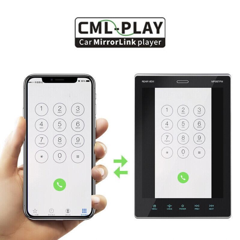 9.5" 1080P BT FM Radio MP5 Player Stereo GPS Touch Screen Mirror Link ...