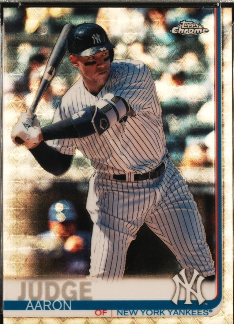 2019 Topps Chrome - Aaron Judge #100 SuperFractor Batting /1 for sale ...