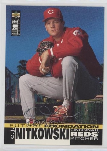 1995 Upper Deck Collector's Choice Silver Foil Signature CJ Nitkowski ...