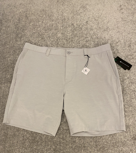 Travis Mathew Shorts Mens 40 Gray Tech Chino 8" Inseam Golf Stretch ...