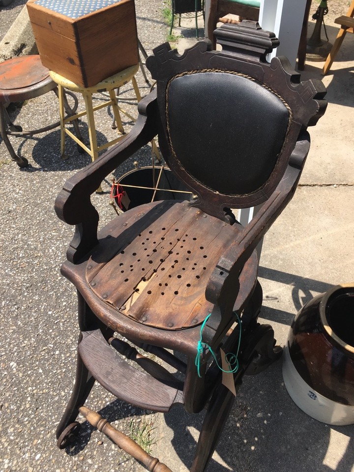 Victorian Period 1800s High Chair and Rocker | eBay