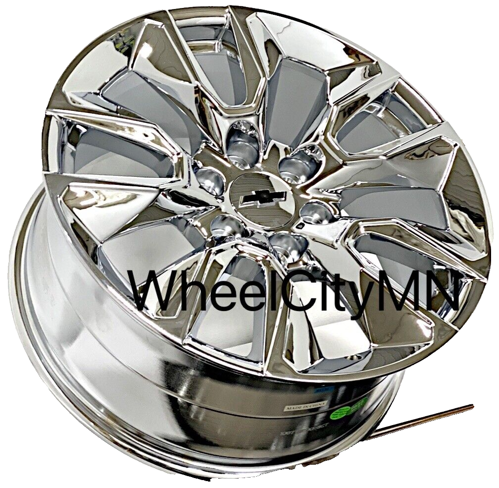 20” chrome 2023 Chevy Silverado RST OE replica 5916 wheels Tahoe ...