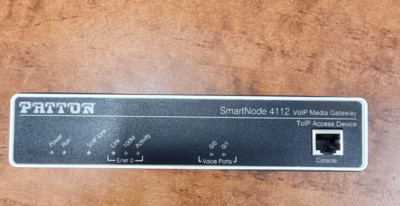 Patton SmartNode 4112 Voip Media Gateway Dual Analog Port VoIP SN4112 ...