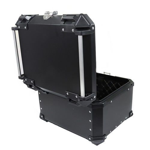 55L Waterproof Motorcycle Top Case Tail Box Luggage Scooter Trunk ...