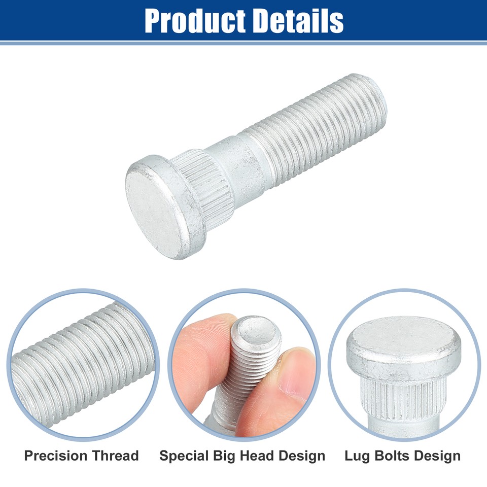 Pack (5)M12x1.25 Wheel Lug Bolts Wheel Stud for Nissan Sentra No ...