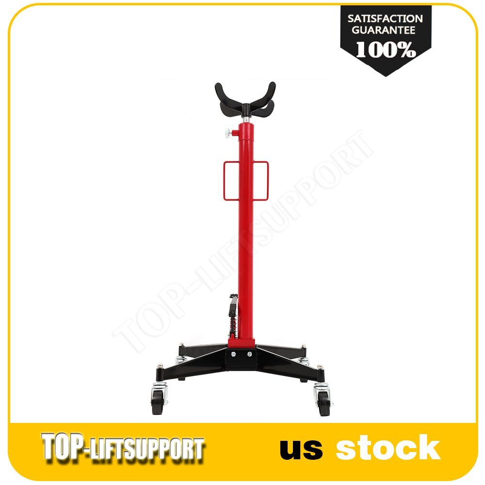 Adjustable Hydraulic Transmission Jack Stand 1100Lb Lift Foot Pump ...