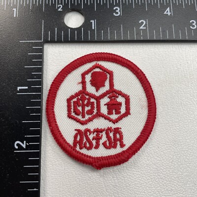 Vintage Acronym ASFSA Patch (MAYBE? American School Food Service Assoc ...