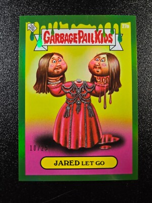 Jared Let Go 27a Green 10/25 Garbage Pail Kids Dressed to Grotesque ...
