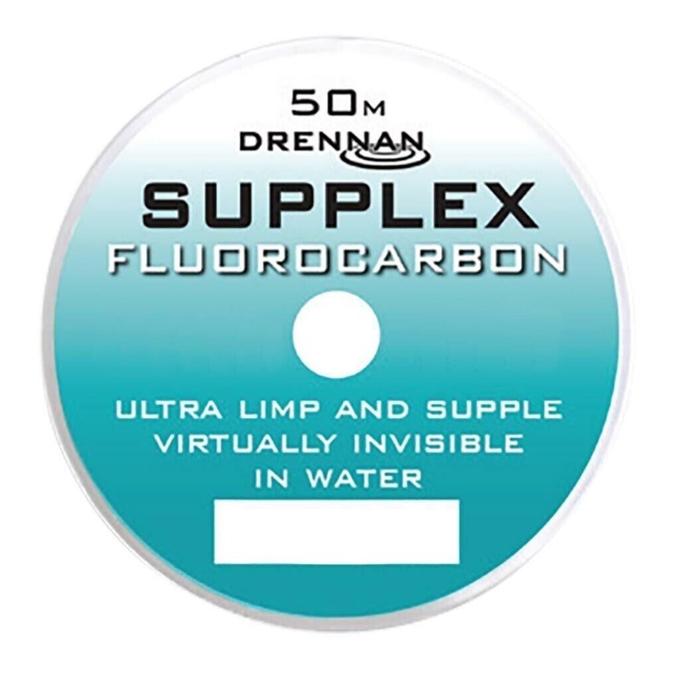2025 STOCK Drennan Supplex Flurocarbon 50m All Size Line Coarse Match ...