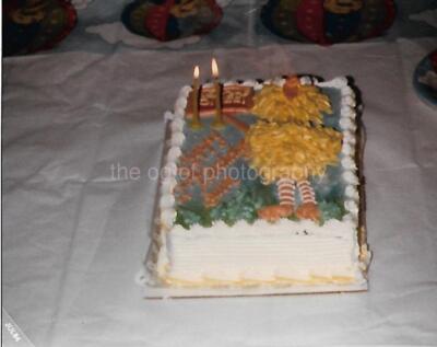 FOUND CAKE PHOTOGRAPH Color ORIGINAL Snapshot VINTAGE 41 53 Q | eBay