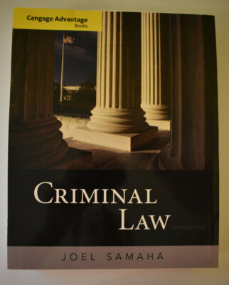 Criminal Law Joel Samaha - Cengage Advantage Books - Loose-leaf OBO ...