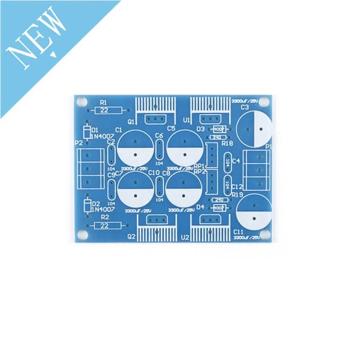 LM317/LM337 DIY Adjustable Voltage Regulator Kit with Resettable Fuse ...