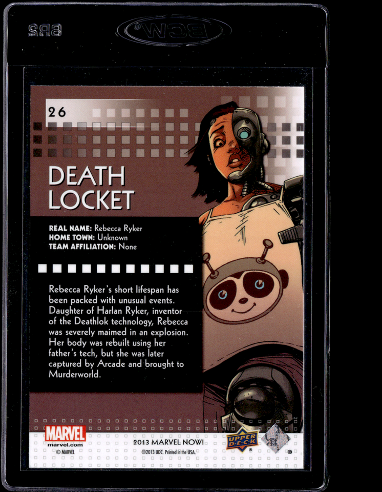 2013 Upper Deck Marvel Now! - Foil - #26 Death Locket | eBay