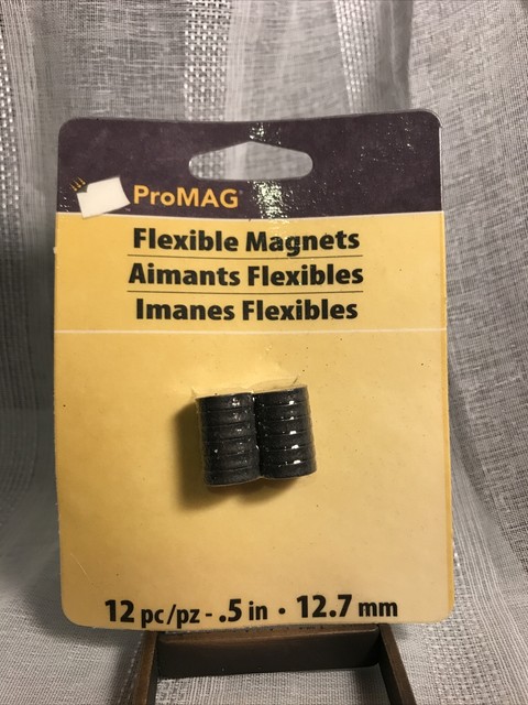 ProMag Flexible Round Magnets .5" 12/pkg 015377123535 for sale online ...