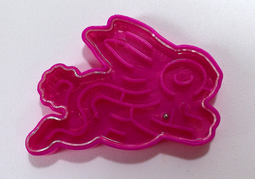 Vintage Lisa Frank Easter Rabbit / Bunny 2.25" Maze Tunnel | eBay