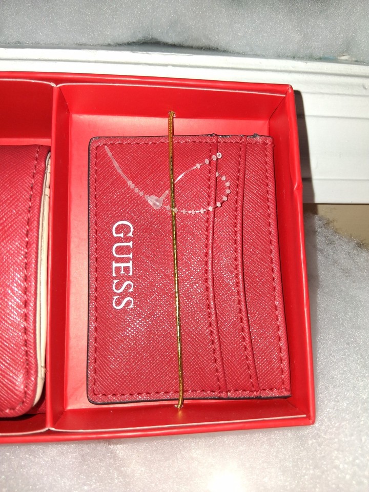 NEW Guess Sandria Mini Crossbody Logo Strap Handbag Gift Set w/Wallet ...
